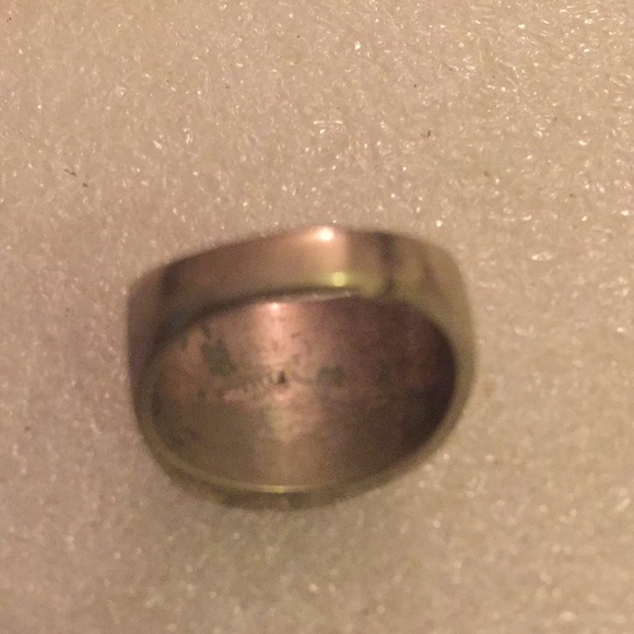 Antique | Jewelry | Antique Sterling Mexico Inlay Onyx Ring | Poshmark